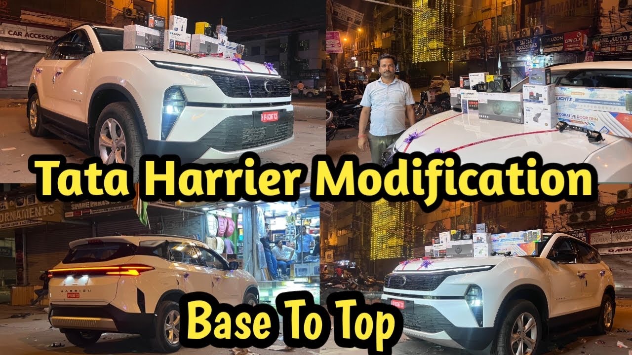 Harrier facelift modification 2024 Tata harrier Tata harrier base to ...