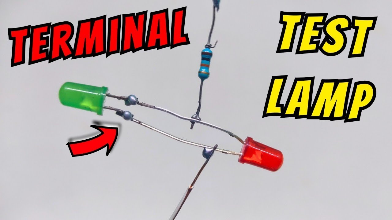 Terminal Test Lamp A Very Useful Project For Student - YouTube