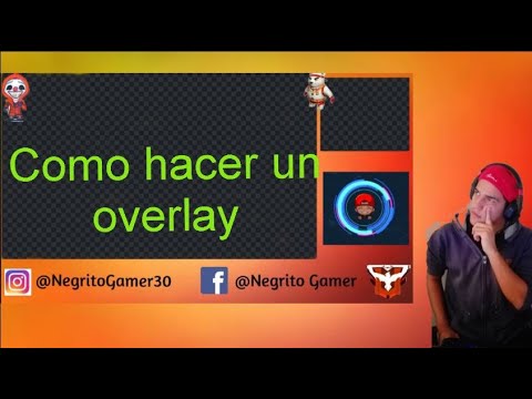 Como hacer un !Overlay de Free fire! y otros juegos animado facil y ...