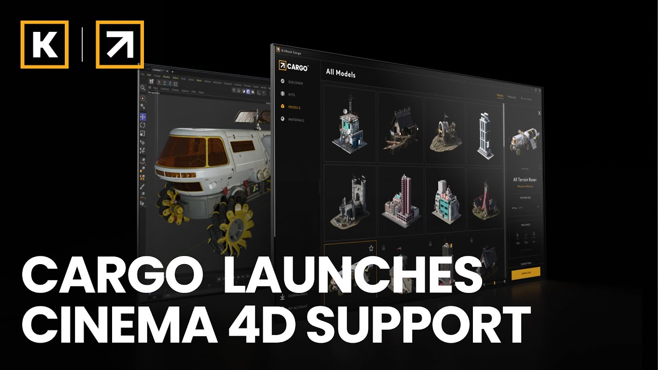 Cargo Now Supports Cinema 4D (C4D)! | Asset Manager Software for 20,000 ...
