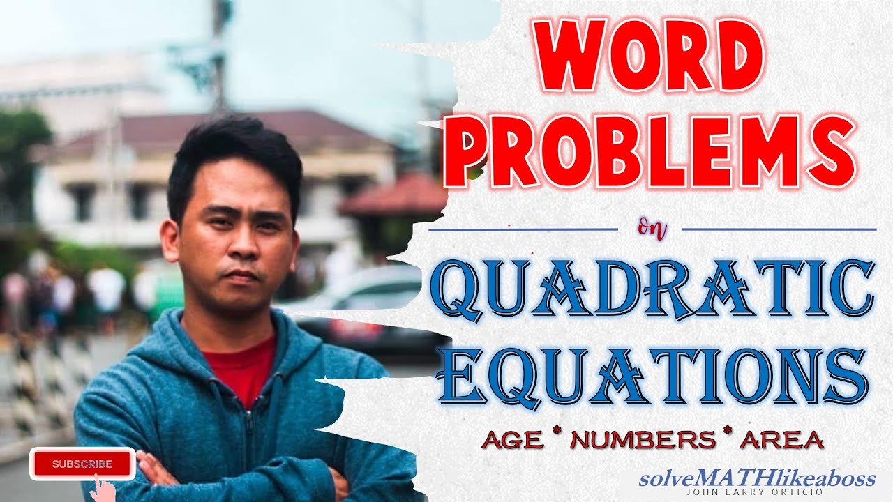 WORD PROBLEMS ON QUADRATIC EQUATION | MATH 9 | TAGALOG - YouTube