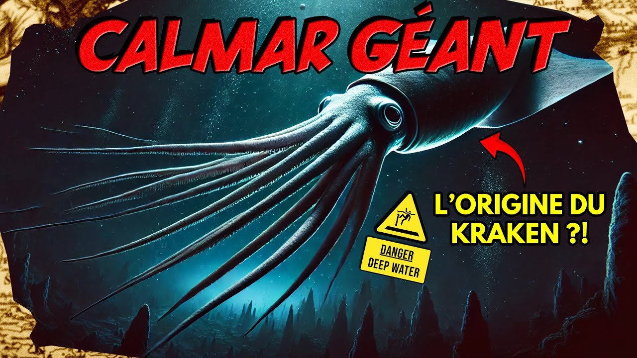 CALMAR GÉANT - Tout savoir sur le monstre marin des abysses ! - YouTube