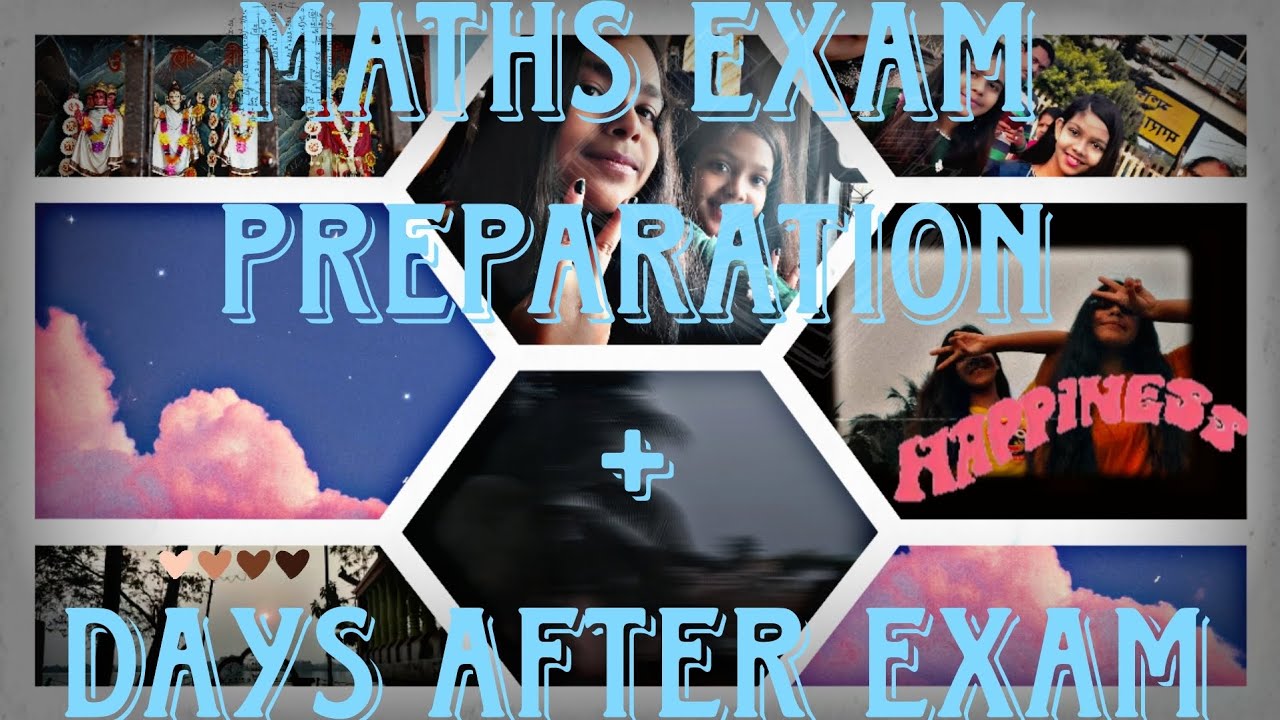Maths exam preparation📏📐+ Days after exam🤍 - YouTube