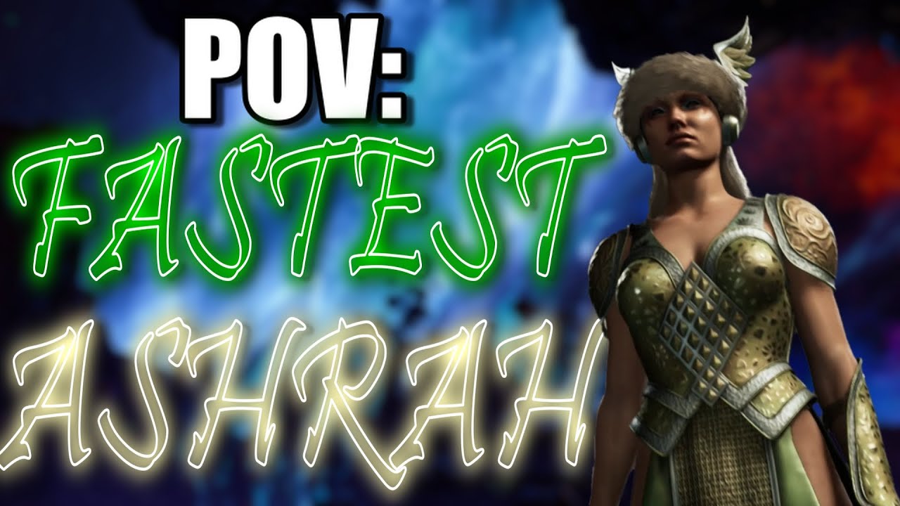 Mortal Kombat 1 - POV: You're The FASTEST Ashrah - KJ The Gawd - YouTube