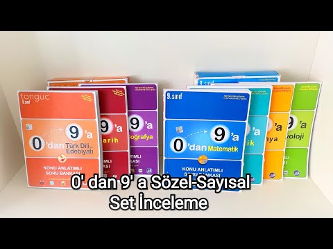 Tonguç 0' dan 9' a Sözel - Sayısal Set İnceleme