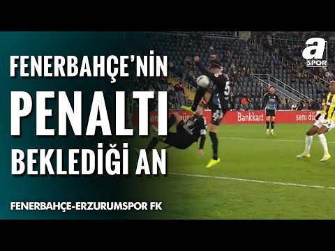 Fenerbahçeli Futbolcuların Penaltı Beklediği Pozisyon! | Fenerbahçe - Erzurumspor FK