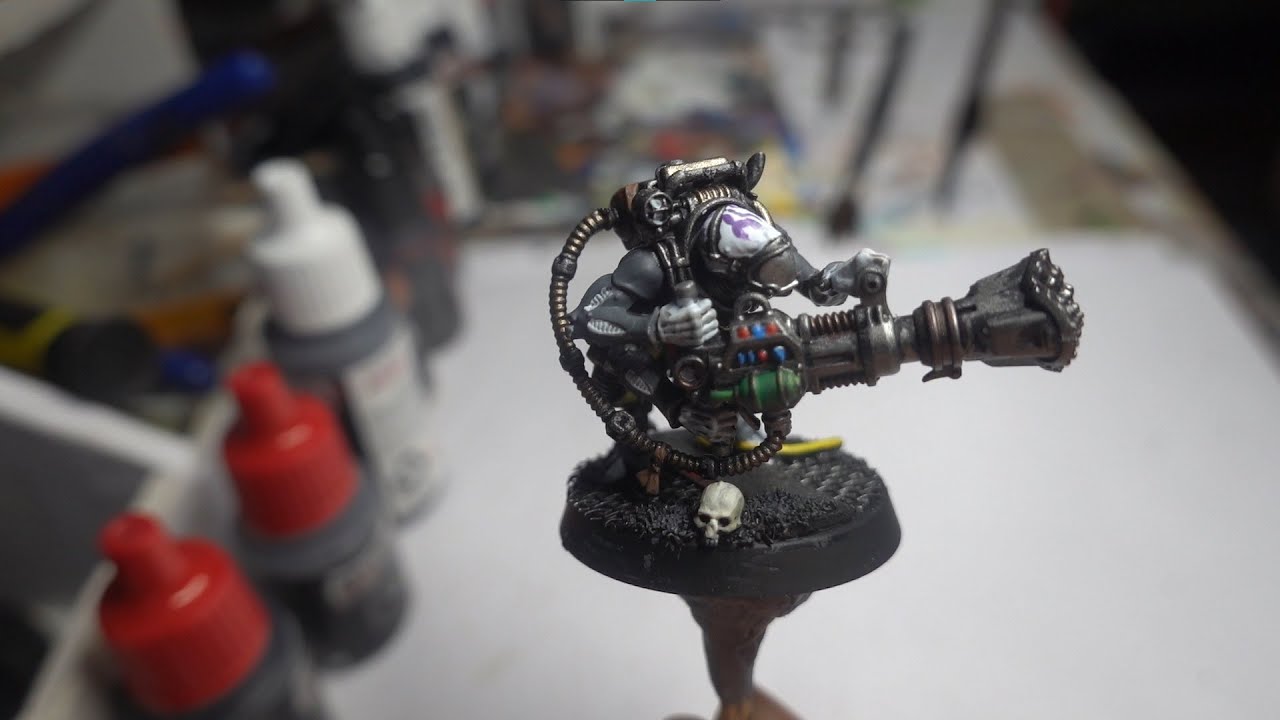Lets Paint 40k Genestealer Hybrid mining drill - YouTube