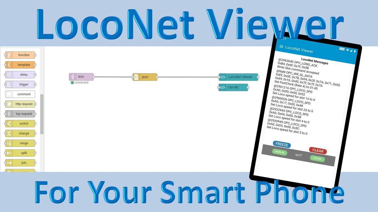 Smart Phone LocoNet Viewer (Video#57) - YouTube