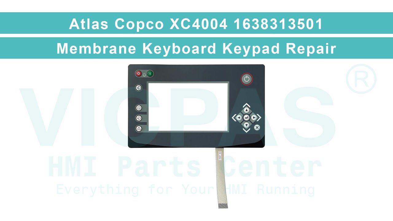 Atlas Copco XC4004 1638313501 Switch Membrane Replacement - YouTube