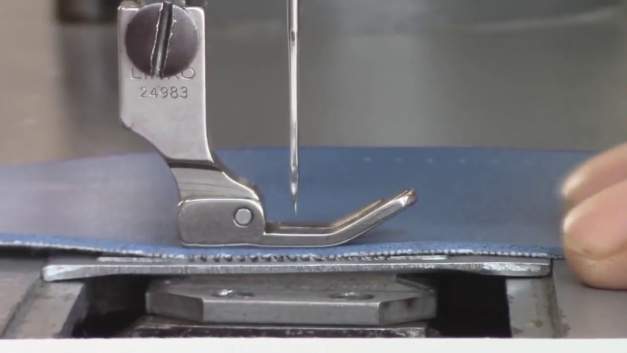 Entrainement simple par griffe machine a coudre industrielle - YouTube