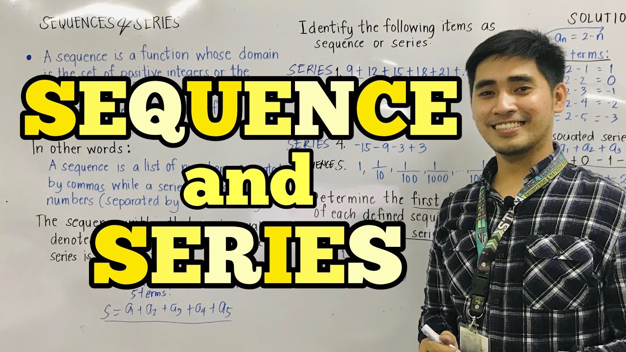 SEQUENCE AND SERIES TERMS OF SEQUENCE AND ASSOCIATED SERIES SHS SEQUENCE AND SERIES TERMS OF SEQUENCE AND ASSOCIATED SERIES SHS