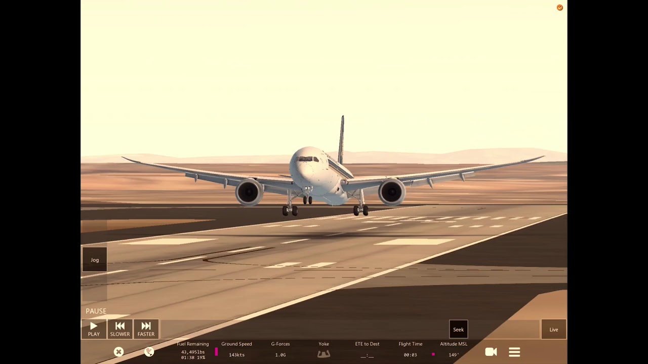 787 landings KLAX infinite flight (1080P) - YouTube