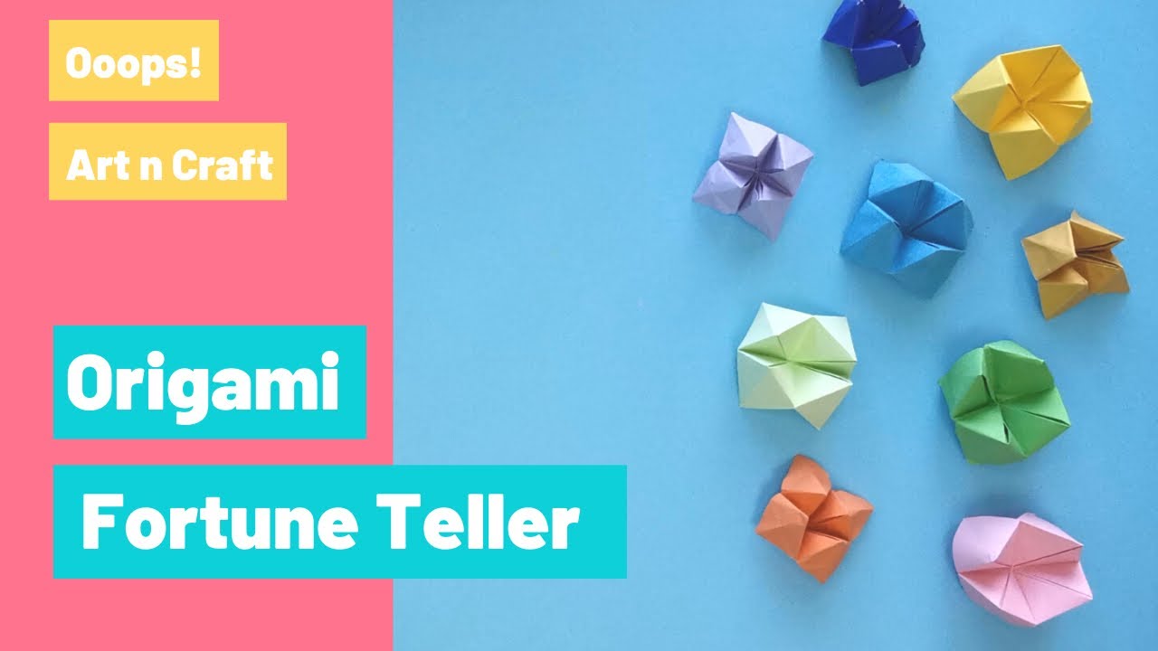 How to Make Fortune Teller - Origami | Kids & Toddlers | Fun & Easy ...