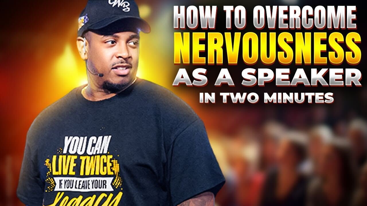 How to Overcome NERVOUSNESS as a Speaker in 2 minutes | William ...