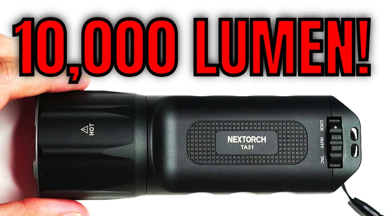 Nextorch TA31 Review: Most POWERFUL Tactical Flashlight? - YouTube
