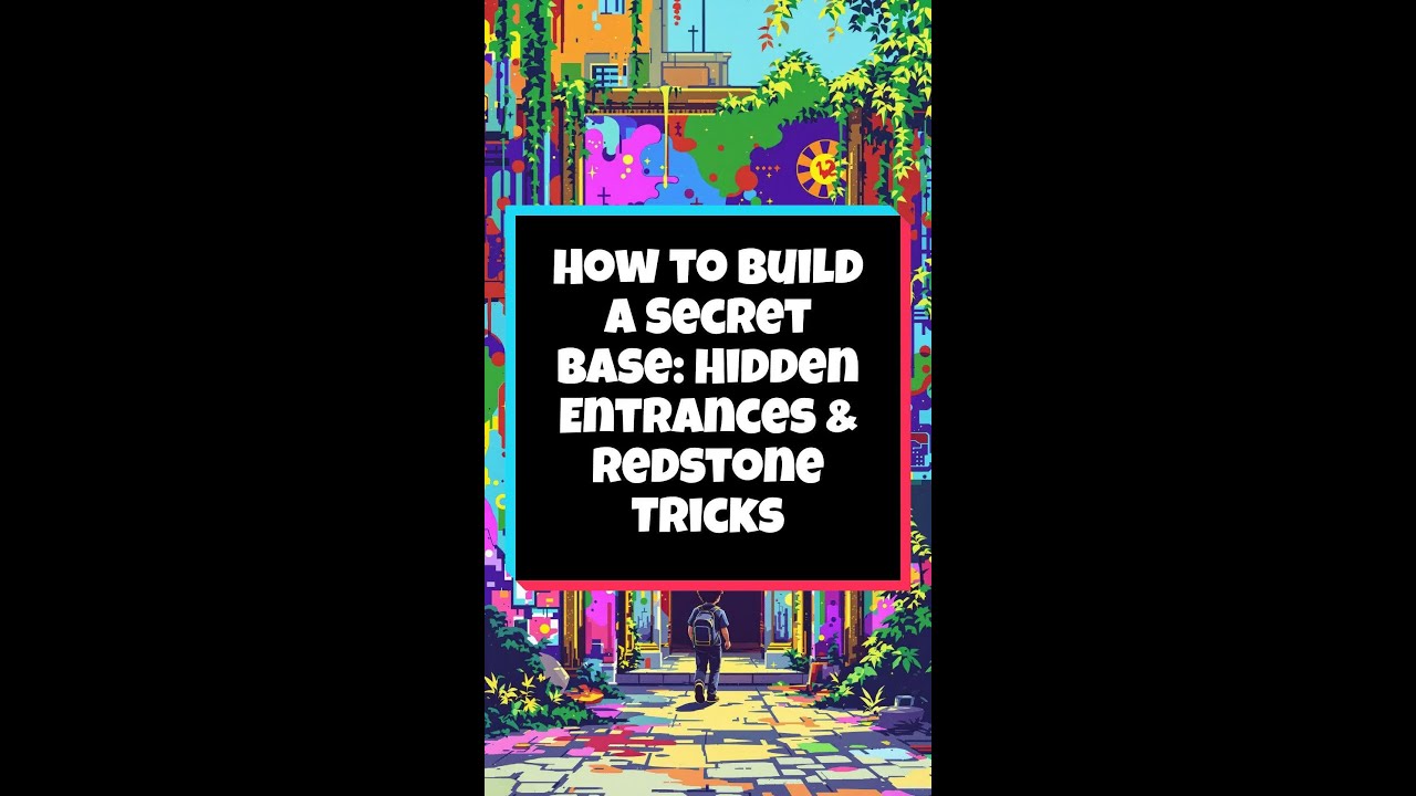 How to Build a Secret Base: Hidden Entrances & Redstone Tricks - YouTube
