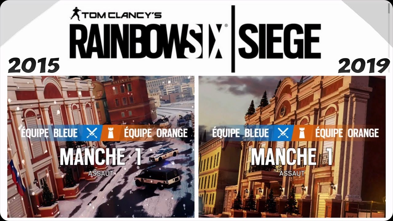 [PS4) R6 : REWORK MAP "CAFÉ DOSTOJEWSKI" 2015 "VS" 2019 - YouTube