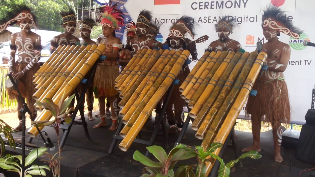 Musik bambu Biak Papua - YouTube