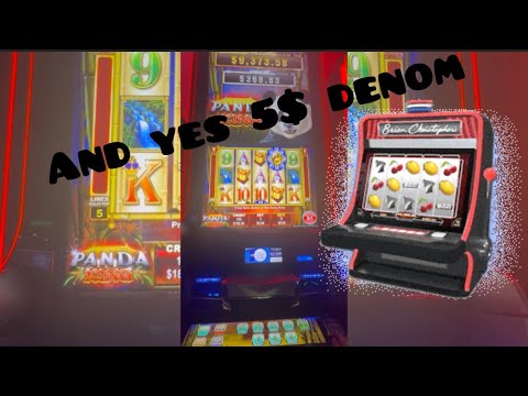 Panda King Slot Machine $5 spins - YouTube