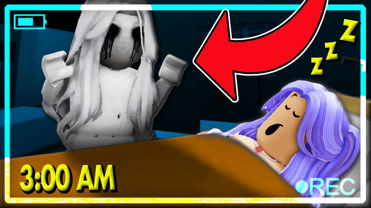 I CAUGHT A GHOST ON CAMERA AT 3AM (ROBLOX HORROR STORY) - YouTube