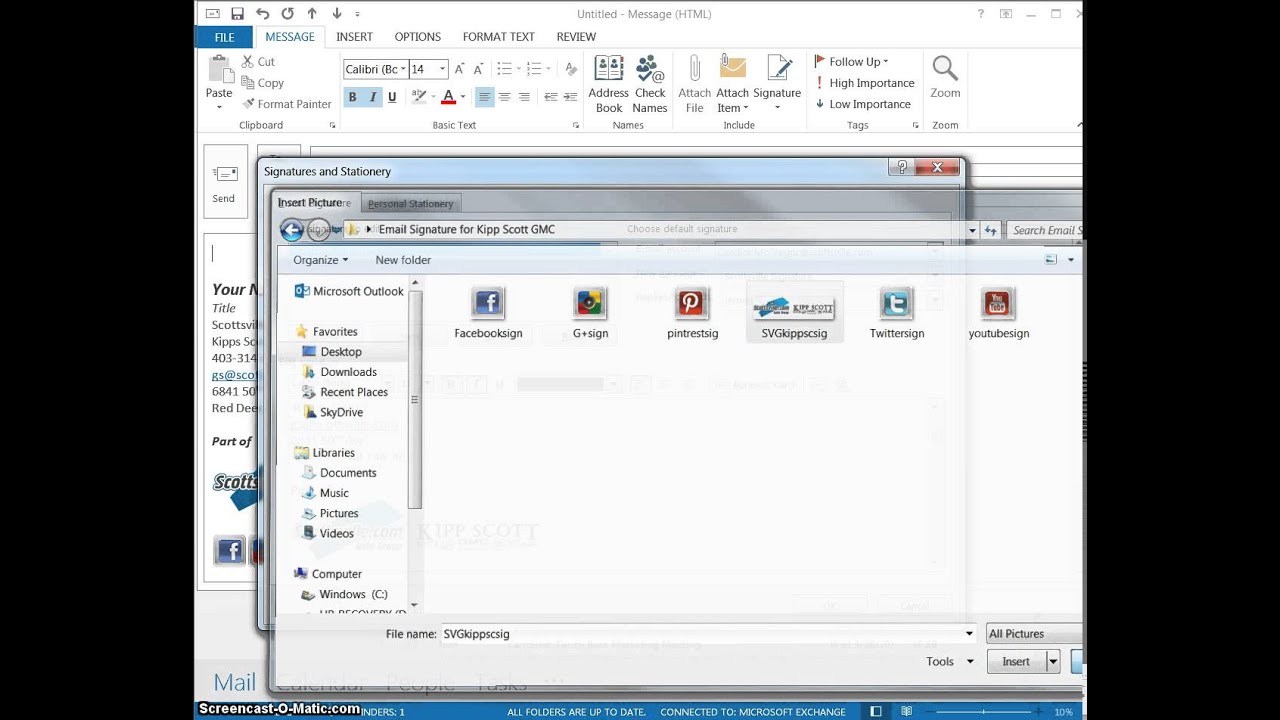 New Email Signature Tutorial - YouTube