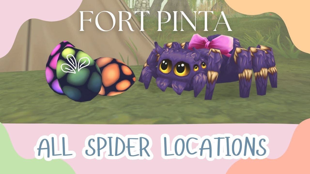 ALL 5 SPIDER LOCATIONS - FORT PINTA *2024 UPDATED!* | Star Stable - YouTube