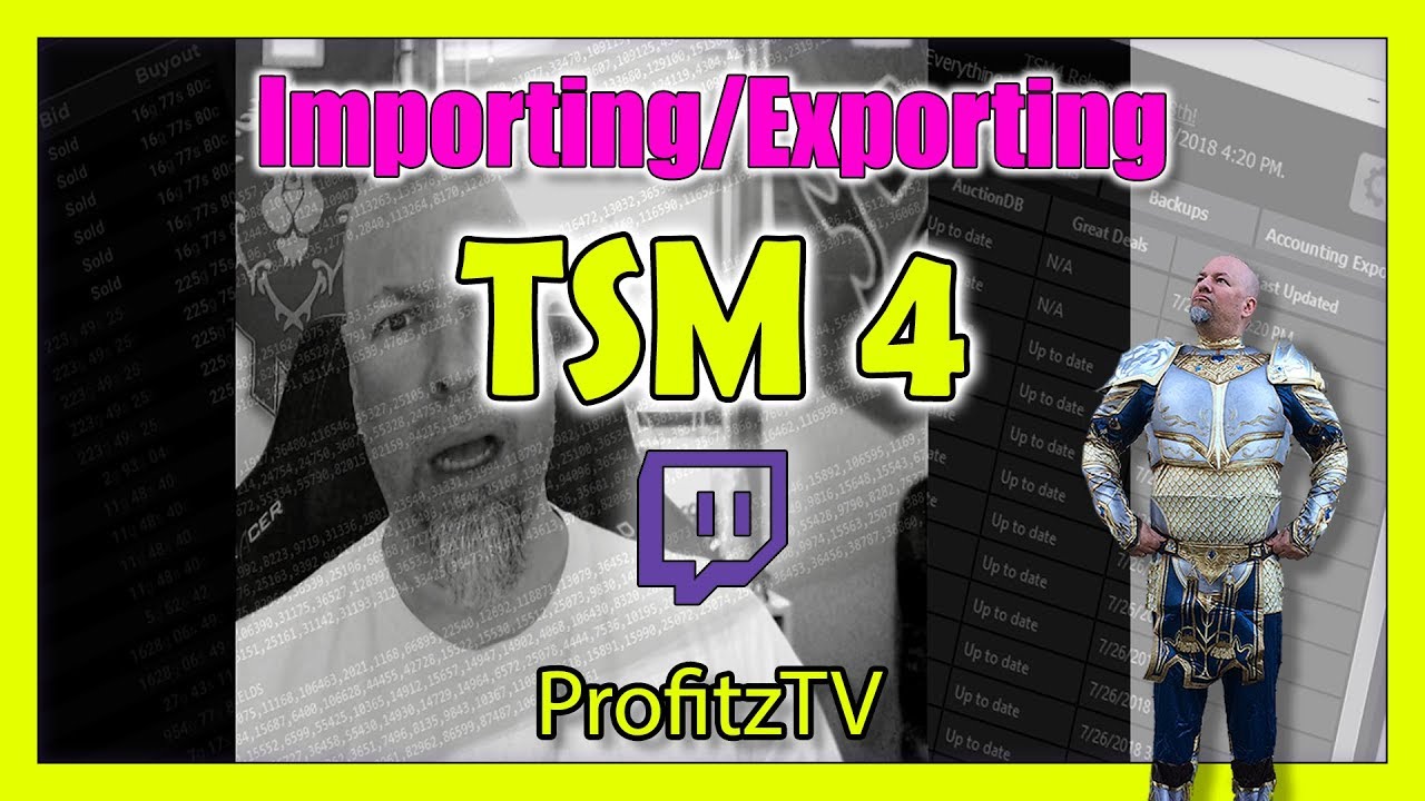 TSM4 Importing & Exporting - YouTube
