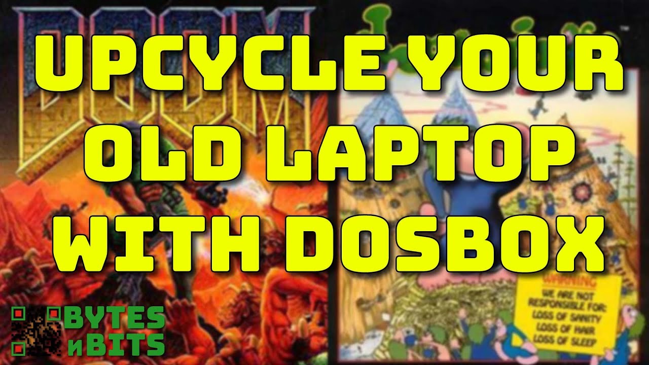 Upcycle your old laptop as a DOSBox gaming PC - YouTube