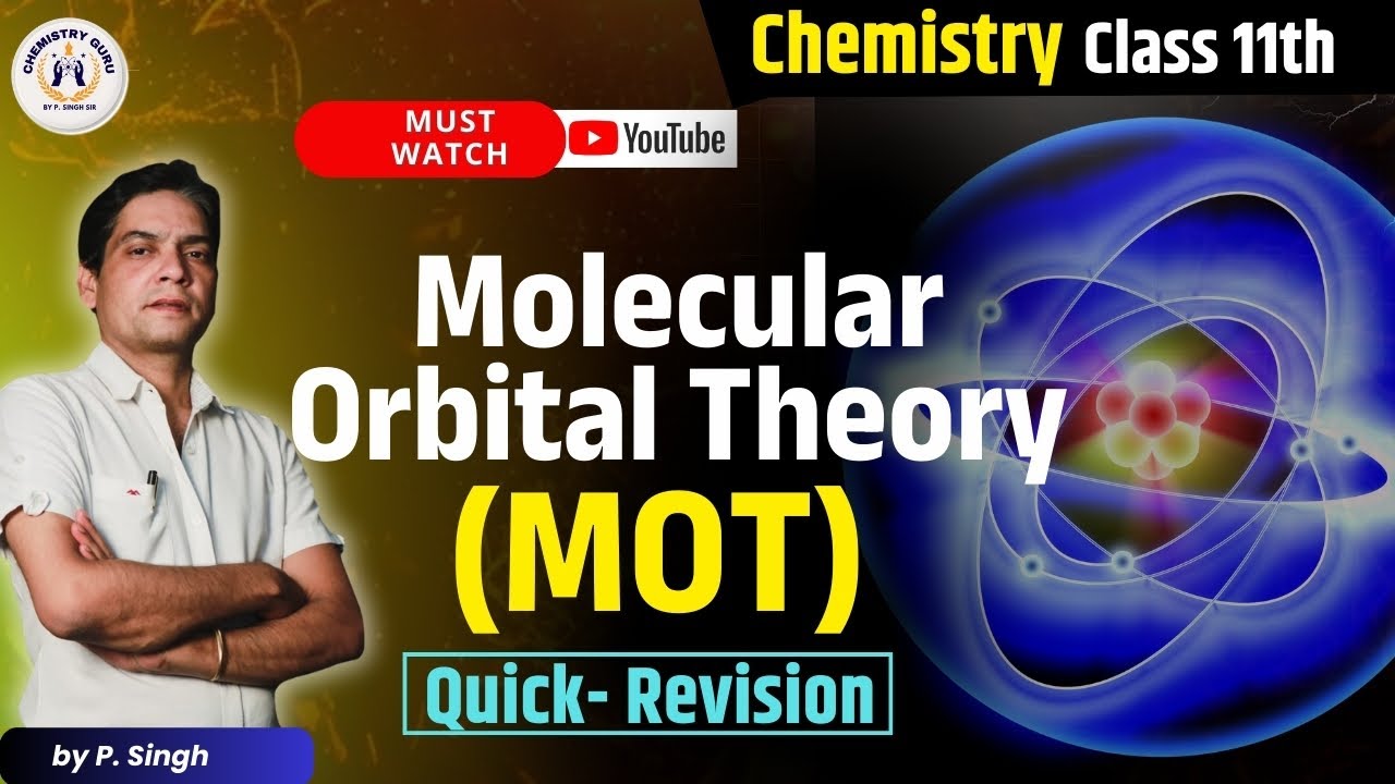 Molecular Orbital Theory | MOT | Chemistry class 11 - YouTube