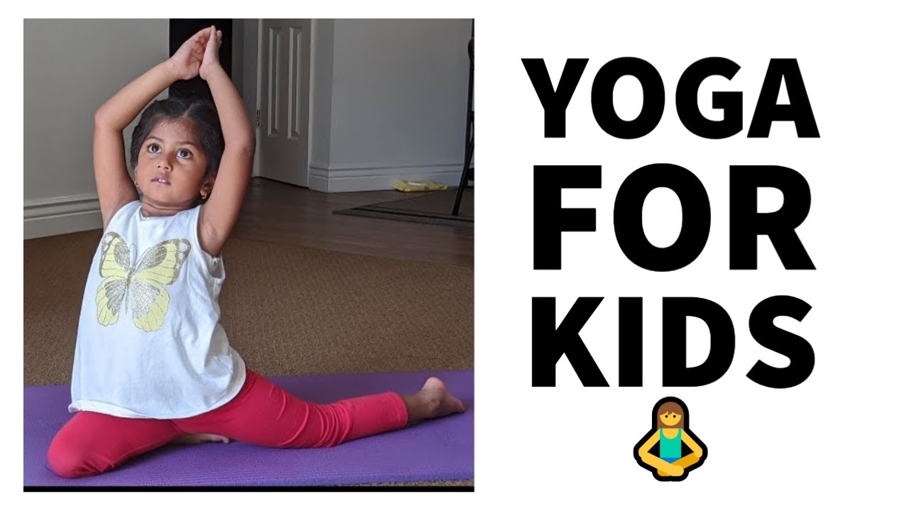 Yoga for kids||Simple Yoga poses for kids||Yoga poses by 4 year old ...
