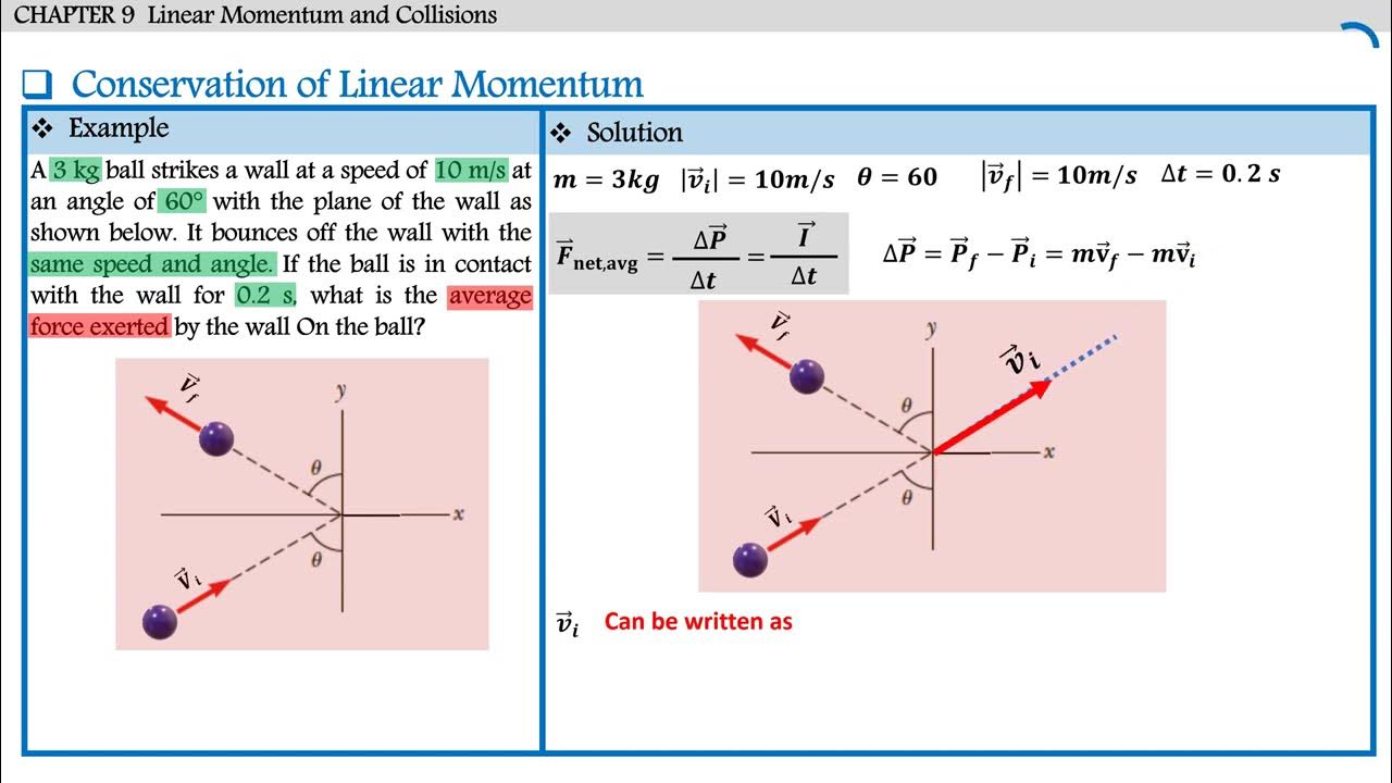 physics 101 Linear Momentum and Collisions-part-2 فيزياء 101 - YouTube