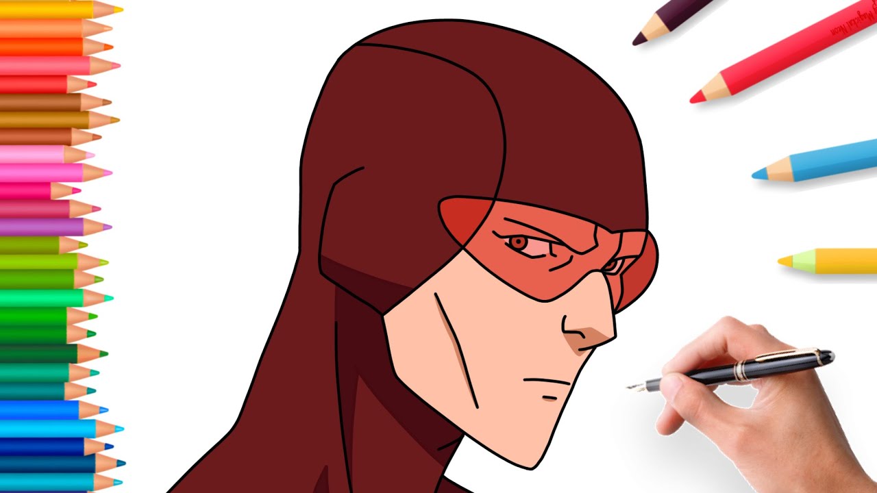 How to draw Red Rush from Invincible | step by step Tutorial - YouTube