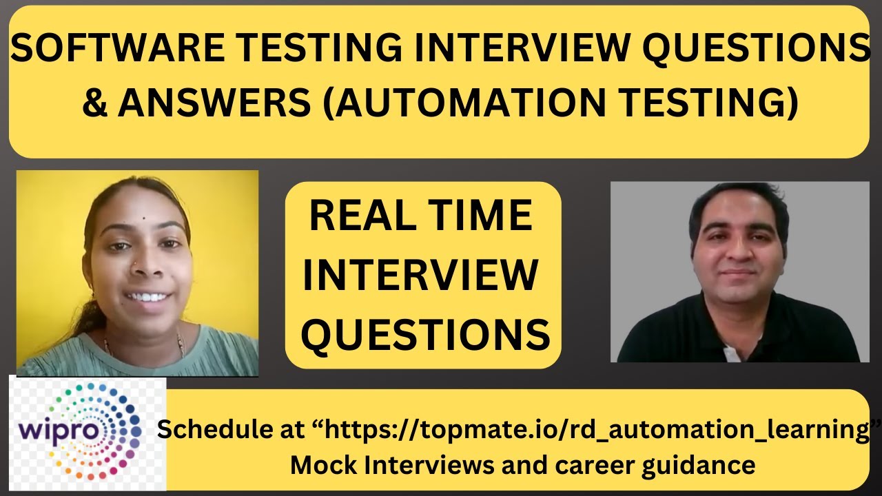 Software Testing Interview Questions and Answers | RD Automation ...