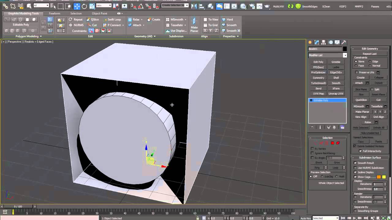 3ds Max Holes Without Boolean Tip Watch In Hd Youtube