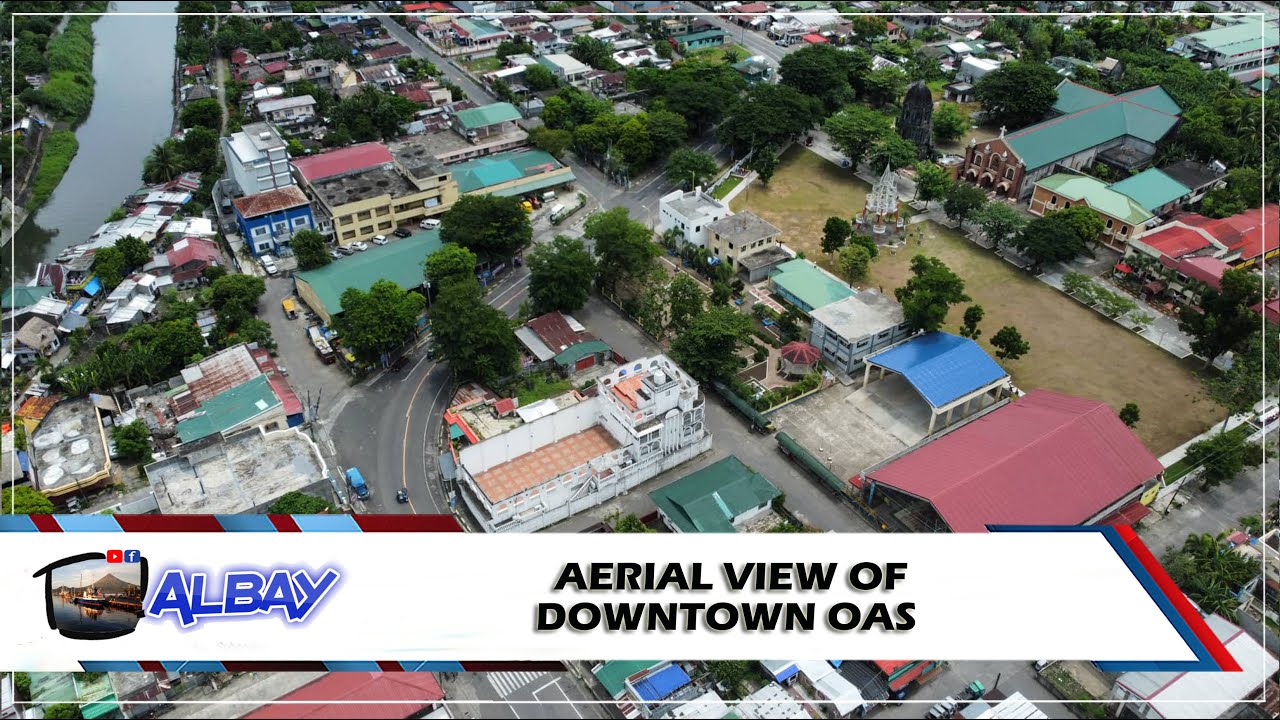 Aerial view of downtown Oas - YouTube