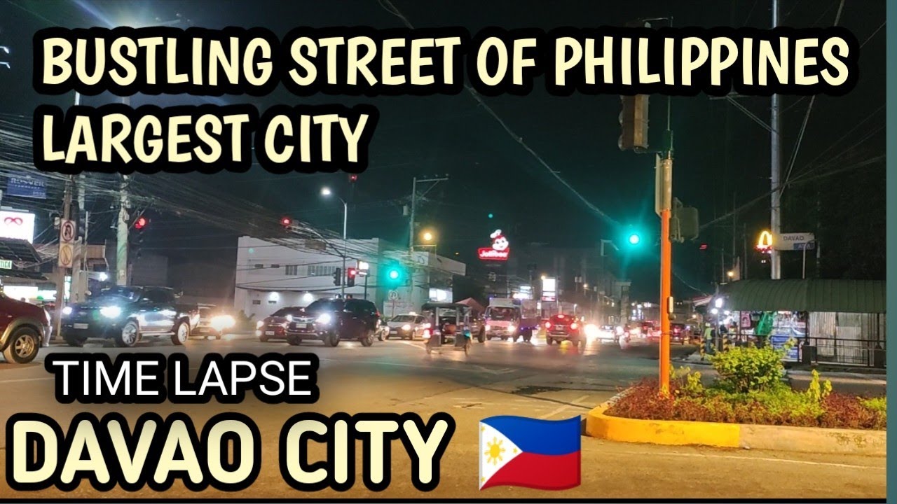 HOW BEAUTIFUL THE TRAFFIC JAM OF DAVAO CITY PHILIPPINES TIME LAPSE ...