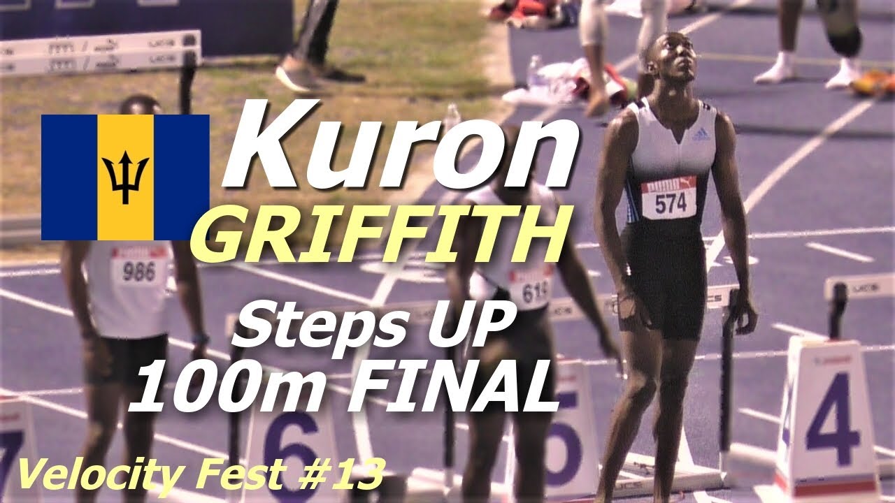 BARBADOS Kuron GRIFFITH Breaks Through With 100m WIN in JAMAICA ...