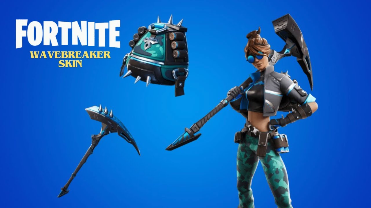 Fortnite Wavebreaker Skin Victory Gameplay | PS5 - YouTube