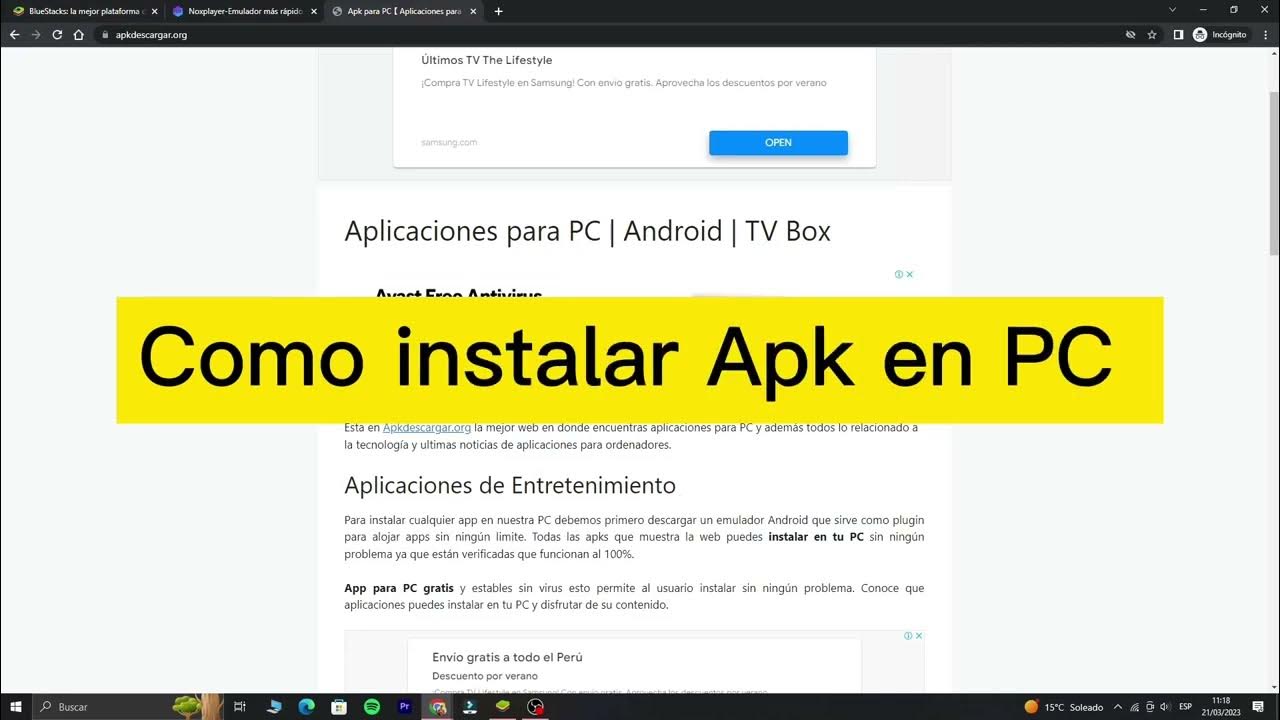 Como instalar Apk en PC Windows y Mac OS | Descarga Apk en Ordenadores ... Como instalar Apk en PC Windows y Mac OS | Descarga Apk en Ordenadores ...