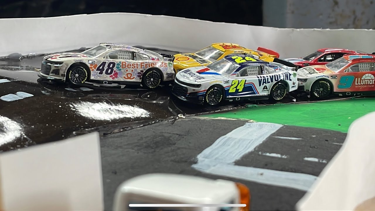 NASCAR stop motion S1 R1 - YouTube