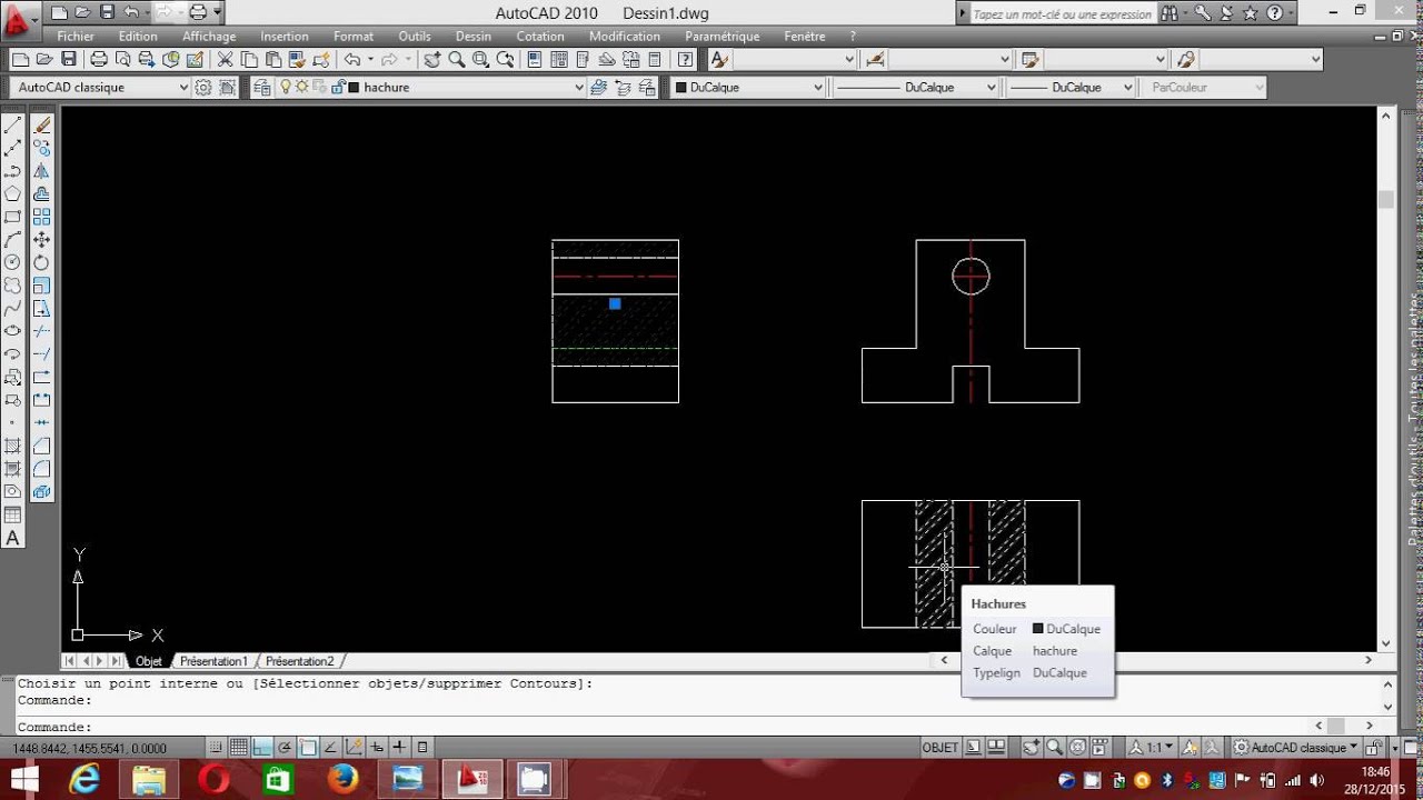 Formation AutoCAD Dessin 01 (بالدارجة المغربية) - YouTube