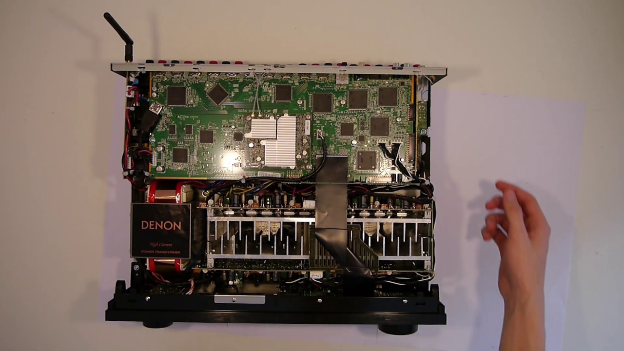 Denon AVR-X4500H - Fix broken Wifi & Bluetooth antenna - YouTube