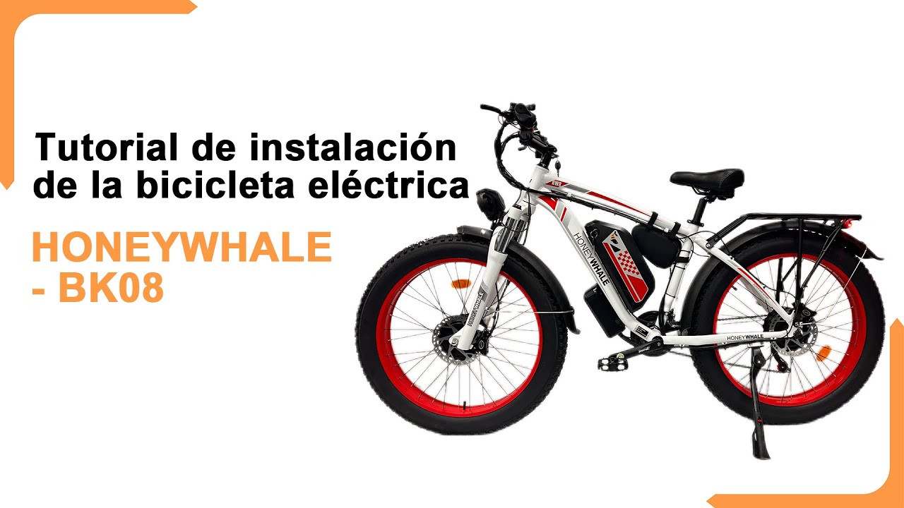 Tutorial de instalación de la bicicleta eléctrica HONEYWHALE BK08 #ebike #bike #motorbike - YouTube