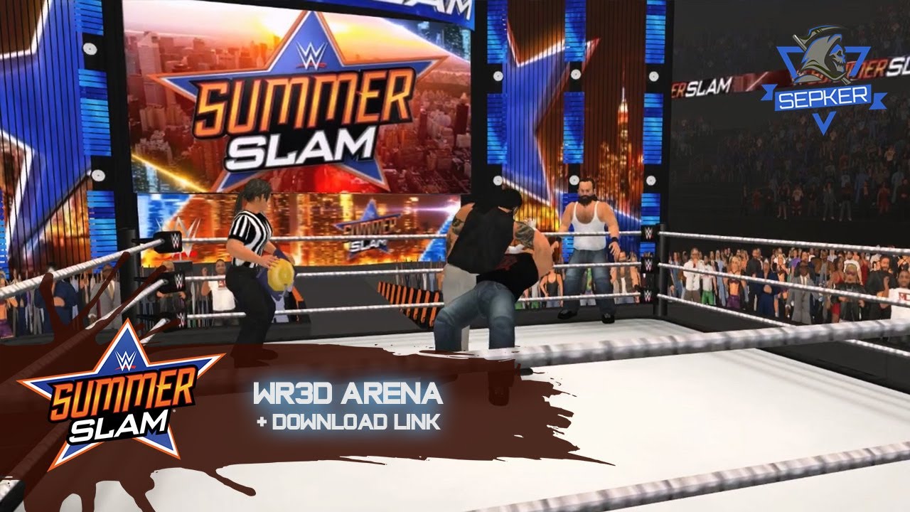 WWE SUMMERSLAM 2015 ARENA V2 FOR WRESTLING REVOLUTION 3D! # ...