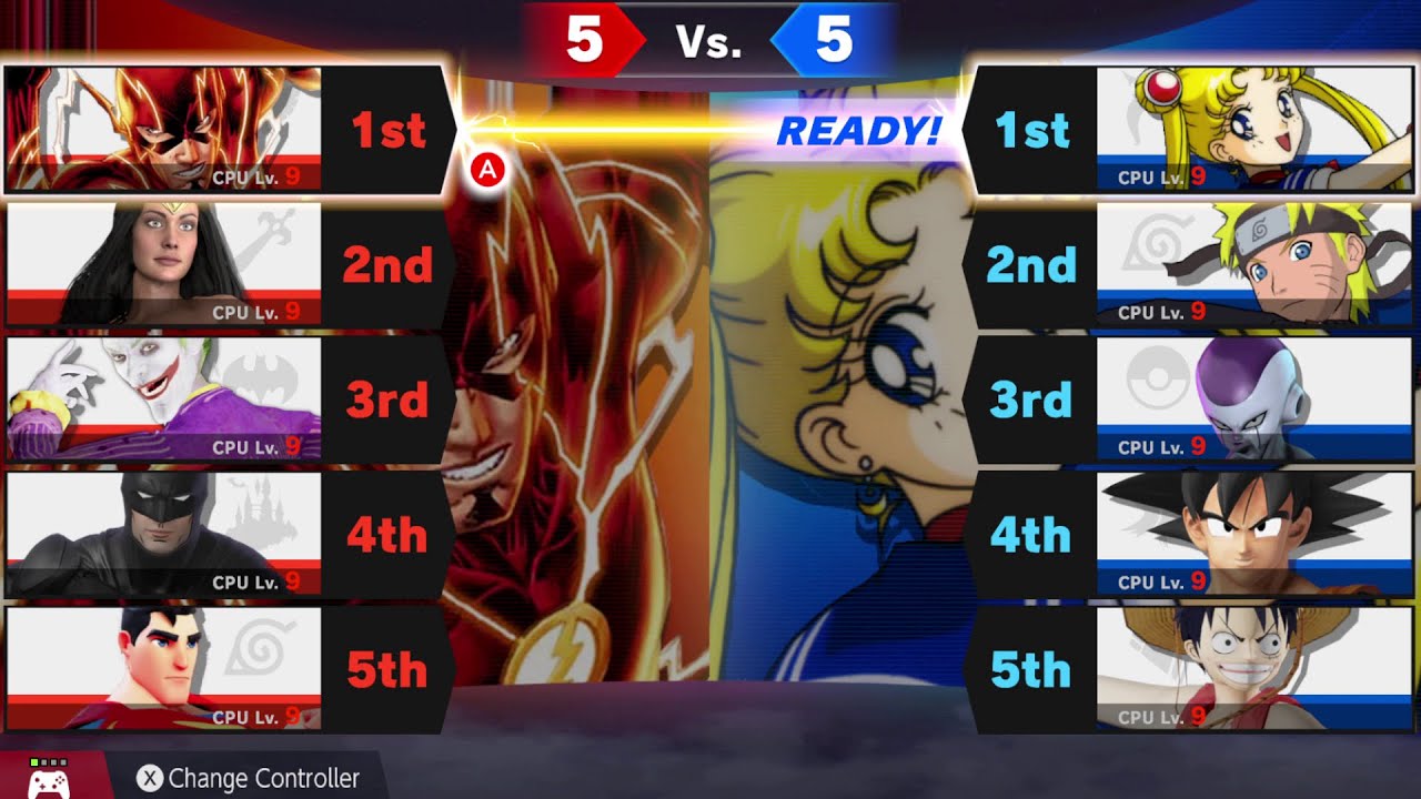 Team DC Comics vs Team Anime Squad Strike [Bad Take]: SSBU Mods ...