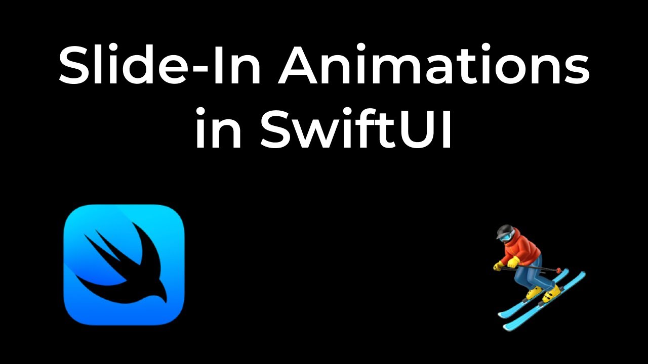 Slide In Animations With Swiftui Youtube 9473