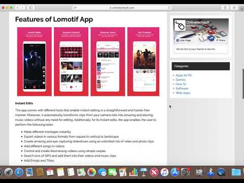 Lomotif App for PC Windows 7, 8, 10, Mac - YouTube
