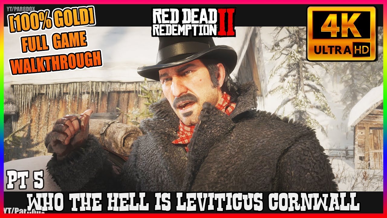RDR2: Who the Hell is Leviticus Cornwall Gold Medal | 100% Full Game ...
