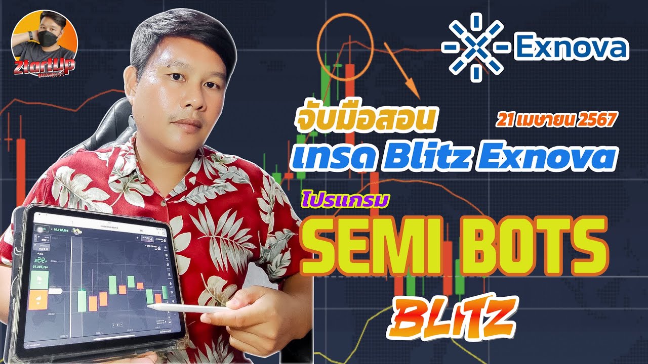 จับมือสอนเทรด Blitz Exnova 21 เมษายน 2567 - YouTube
