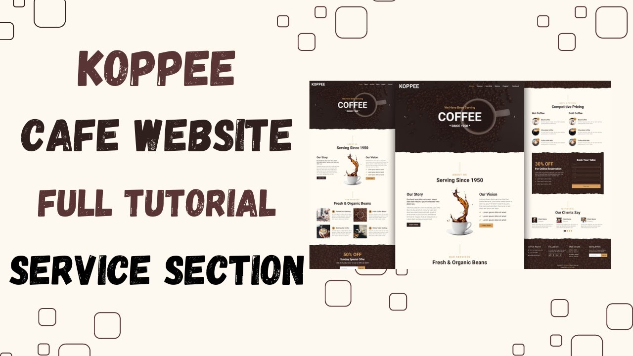 Koppee Responsive Coffee Shop Website Using Html Css Js And Bootstrap 4196